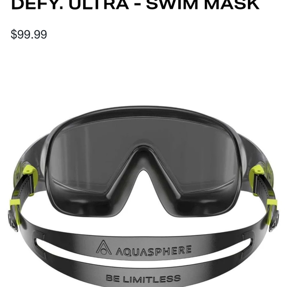 Aquasphere | Swim | Mens Swim Mask Black And Green | Poshmark